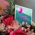 3drose, Happy Birthday You Are Loved with a Pink Balloon on Green Sky ...