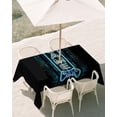 54x80 Inch Outdoor Tablecloth with Umbrella Hole Zipper Rectangle ...
