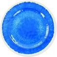 Elama Nelly 12 Piece Melamine Dinnerware Set in Blue - Walmart.com