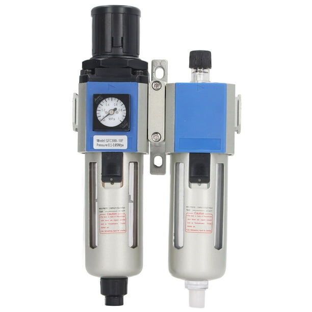 Compresor Filtro de aire Separación de agua y aceite G3/8in 1.0MPa Regulador de presión de aire ...