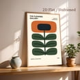 Botanical Poster Wall Art Floral Design Retro Quote Modern Room ...