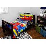 4pc Sesame Street Toddler Bedding Set Elmo Polka Dots Comforter and ...