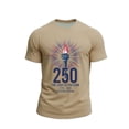 2026 USA 250th Anniversary T-shirt for men, flag print short-sleeve T ...
