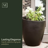 Free Shipping! Mayne Modesto 30" Round Modern Plastic Planter in ...