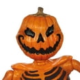 48" Groundbreaking Pumpkin Skeleton - Creepy Outdoor Halloween ...