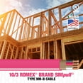 Southwire, Building Wire, 100 ft. 10-3G NM-B Copper, Pink - Walmart.com