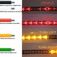 Truck Tailgate Light Bar LED Light Strip with Red Running Brake, Amber ...