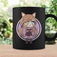 Cute Chibi Style Kawaii Redhead Anime Fox Girl Foxy Chan Coffee Mugs ...