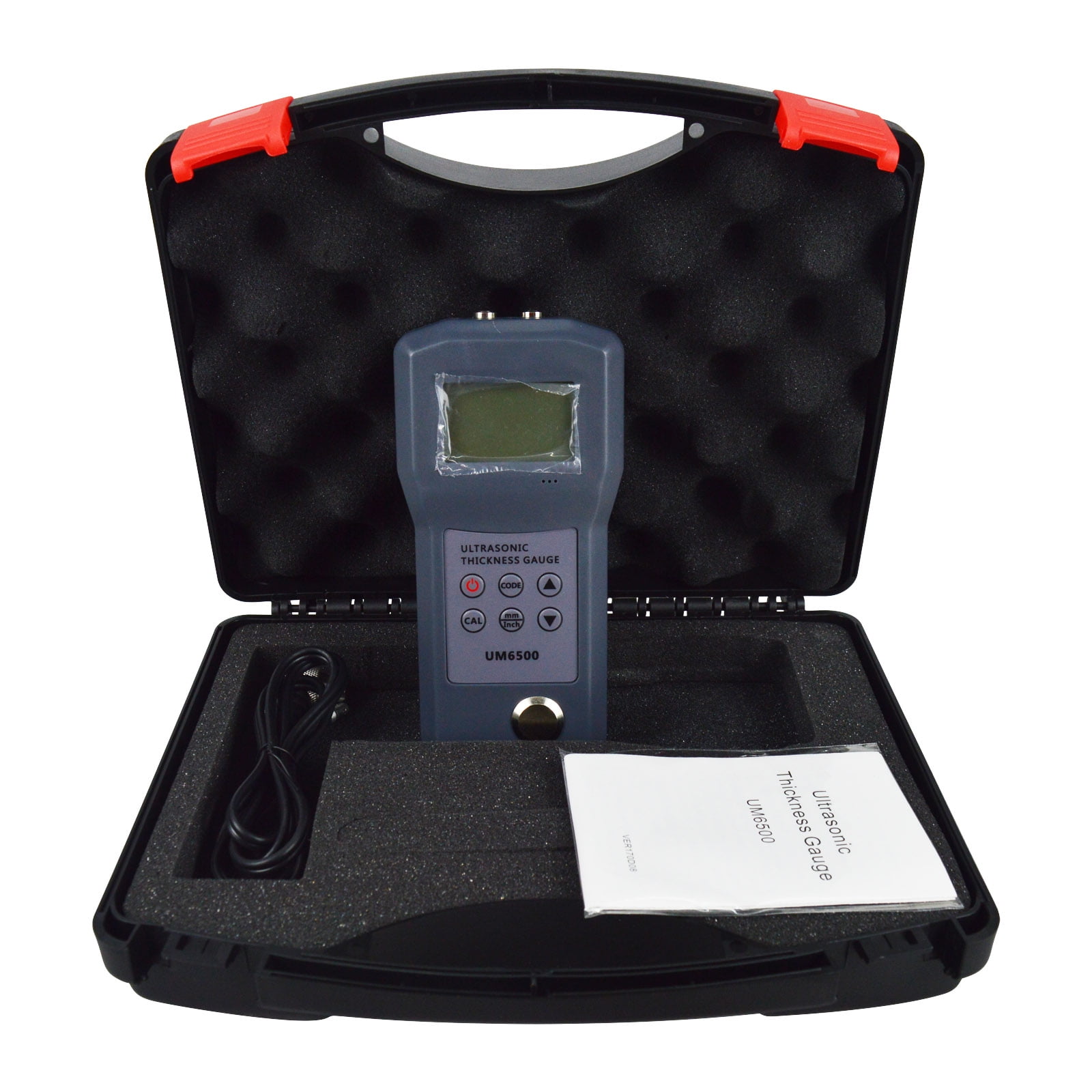 EQCOTWEA Thickness Gauge Ultrasonic Intelligent Handheld for Metal Pipe ...