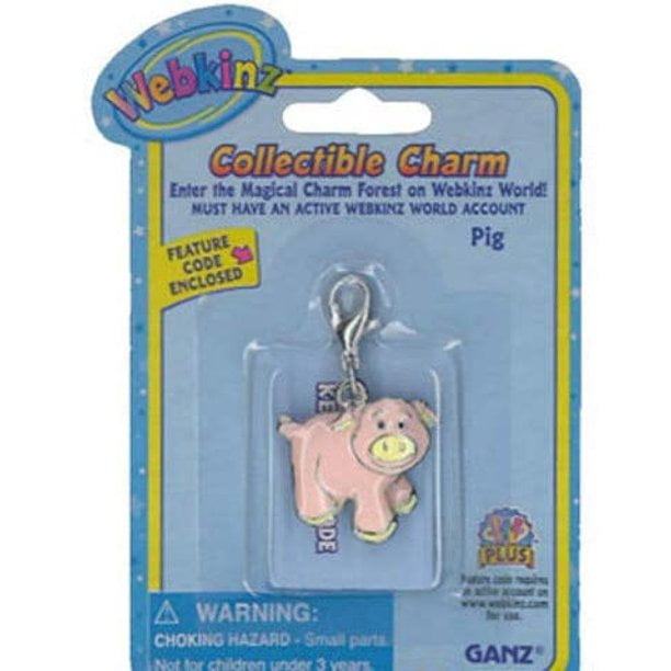 Webkinz Collectible Charm - PIG - Walmart.com
