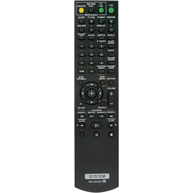 Sony RM-ADU007 Replacement Remote Control for DAV-HDX274 DAV-HDX275 DAV ...