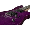 Dean 6 String Custom 350 Flame Maple Top Electric Guitar - Trans Purple ...