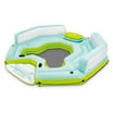 Intex Blue Tropic Inflatable Lake Island Float with Cooler, Cupholders ...