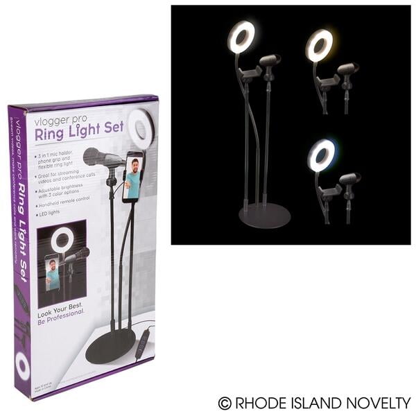 3 In 1 Ring Light Vlogger Set Up - Walmart.com