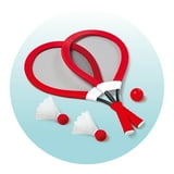 Play Day Jumbo Racket Sports Game 5 Piece Set Red for Children Ages 4 ...