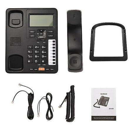 2-line Desktop Corded Telephone Answering System Caller Id/call Waiting ...