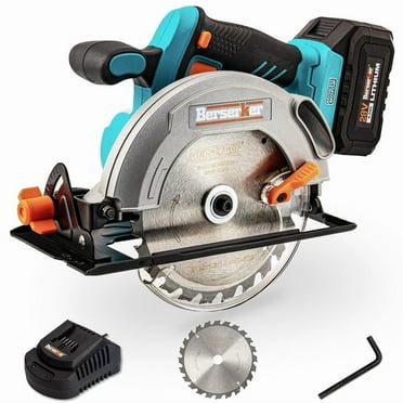 Eastvolt Mini Circular Saw with 5000RPM, Laser Guide, Scale Ruler, 3 ...
