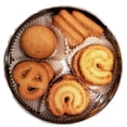 Danish Style Butter Cookies 4 Tins (4.0 Oz Each) Different Shapes ...