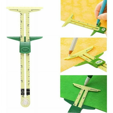 T-Sliding Ruler T-Sliding Ruler 5 in 1 Splicing Ruler Measuring Ruler ...