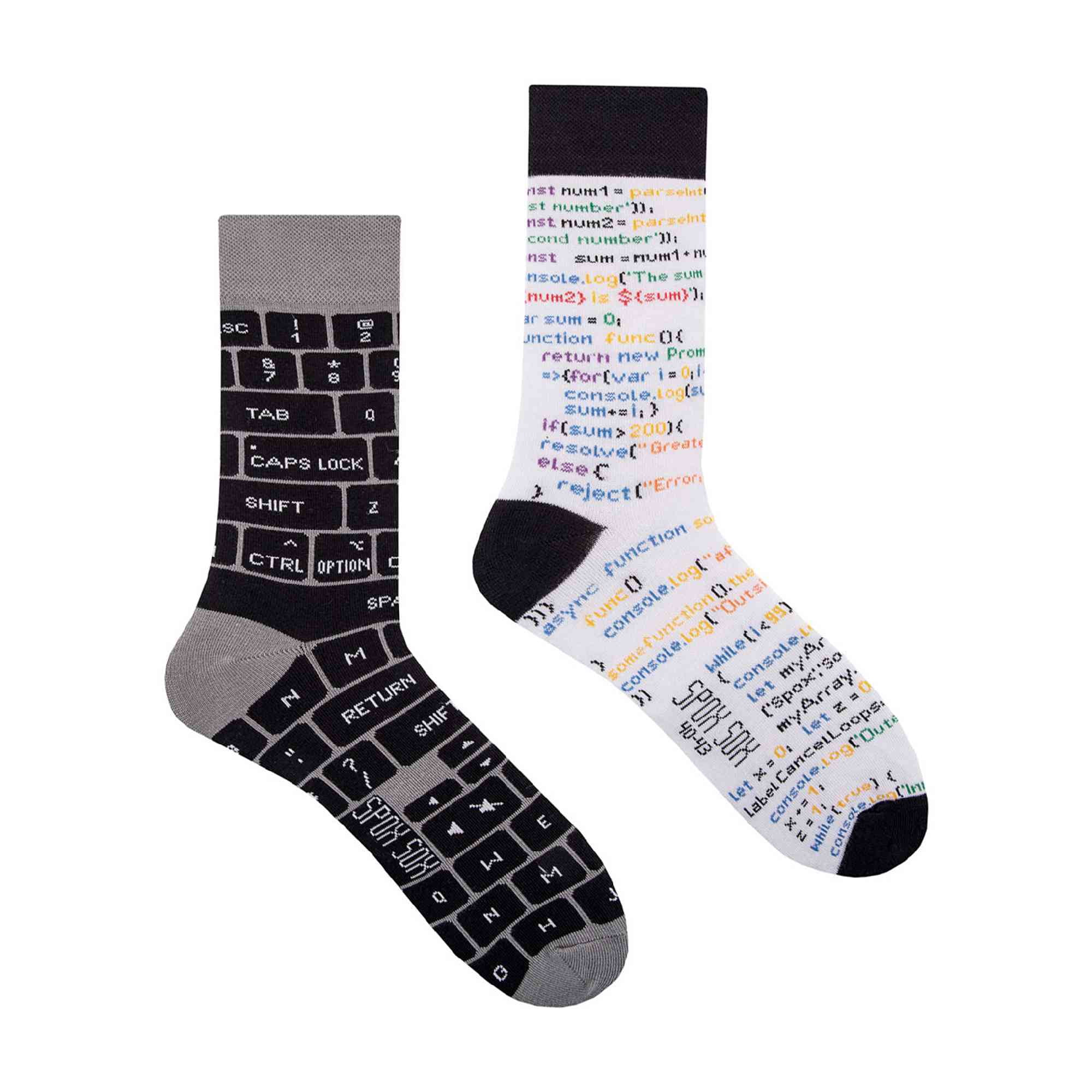 SPOX SOX - Mens & Ladies Mismatched Novelty Odd Socks - IT Developer ...