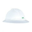 Msa 475369 v-Gard White Full-Brim Hard Hat With Fas-Trac iii Ratchet ...