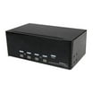 StarTech 4 Port USB DisplayPort KVM Switch with Audio - Walmart.com
