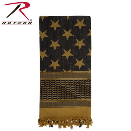 Rothco Stars & Stripes US Flag Shemagh Tactical Desert Keffiyeh Scarf ...