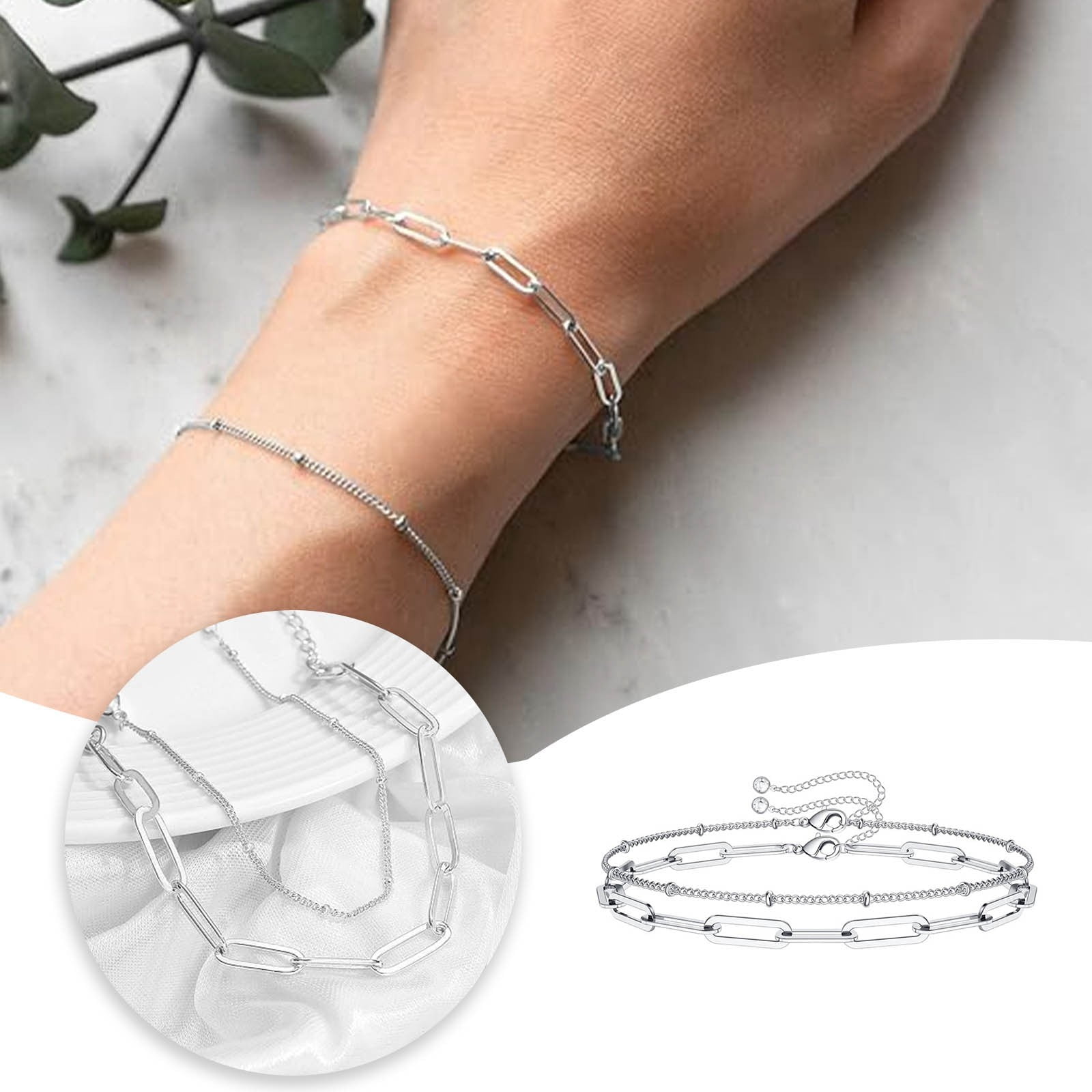 Click here for Vivavault Handmade Silver Jewelry Oval Link Decora... prices