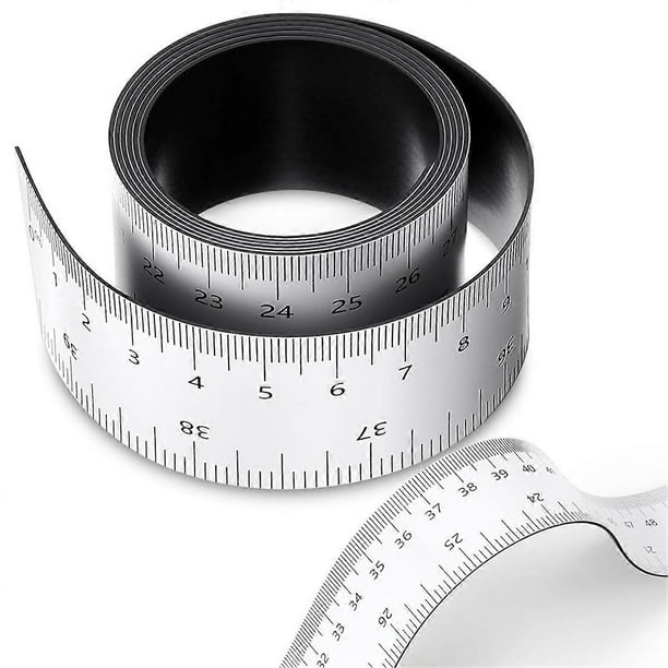 39.37 Inch Magnetic Ruler Flexible Magnetic Ruler with Both Inches and ...