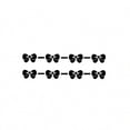 2pcs Black Cute Bow Waterproof Car Stickers For Side Mirrors Windows ...