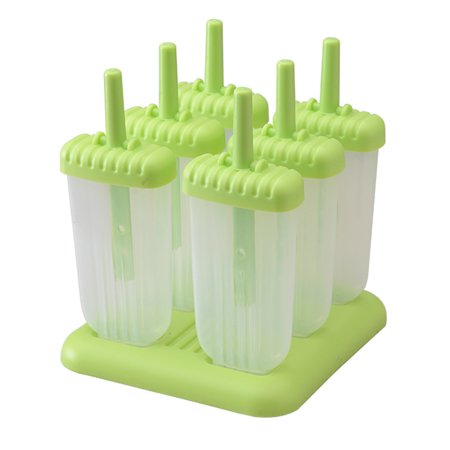 Reusable Popsicle Molds,Set of 6 Popcicles Mold Silicone, Popsicle ...