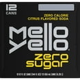 Mello Yello Diet Zero Sugar Citrus Soda Pop, 12 fl oz, 12 Pack Cans ...