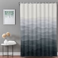 Bathroom Shower Curtain Abstract Gray Gradient Waterproof Shower ...