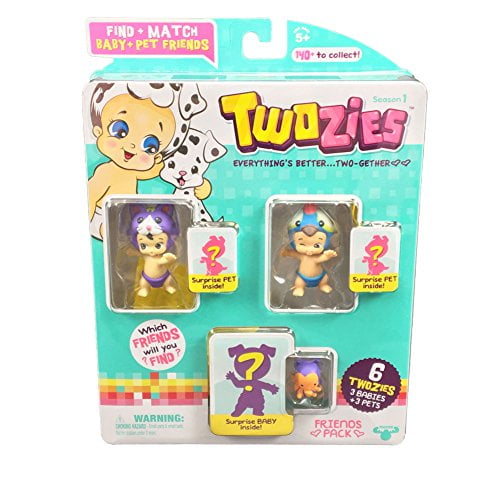 Twozies Season 1 Toy Figure (6 Pack) Style 23 - Walmart.com