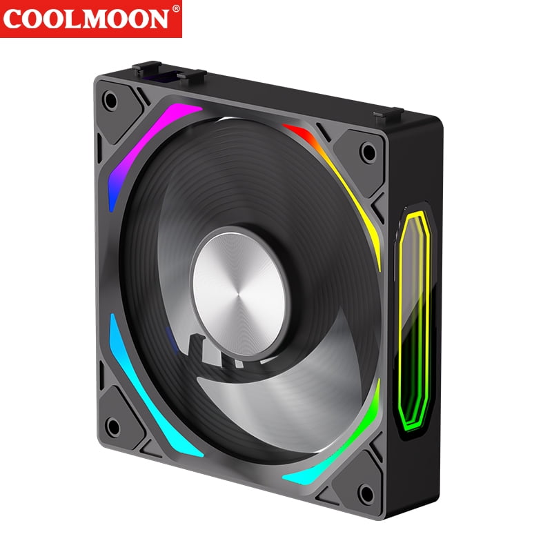 Enfriador Del Radiador La Computadora PC Kit Ventilador Enfriamiento Empalme Inalámbrico ...