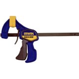 IRWIN Quick-Grip 6 in. x 2.43 in. D Resin Bar Clamp 300 lb. 4 pc ...