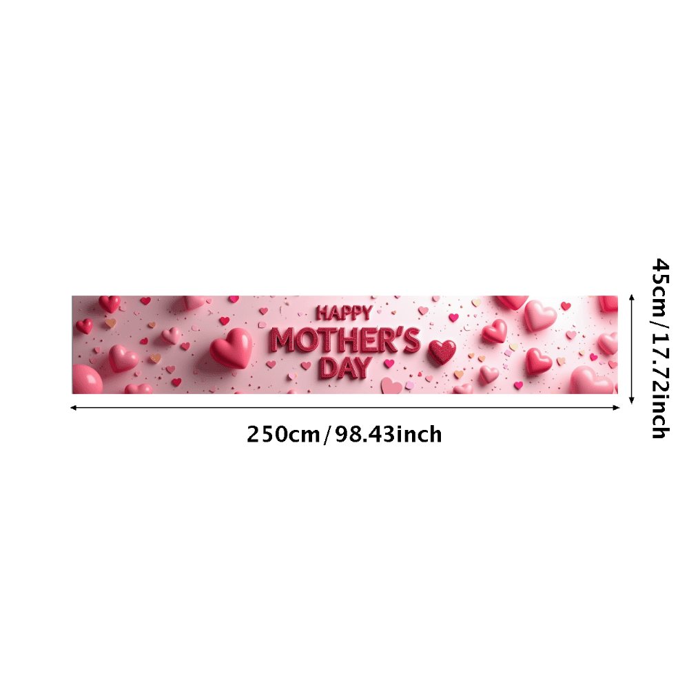 Click here for Yezdix Pink Heart Themed Banner For Mothers Day De... prices