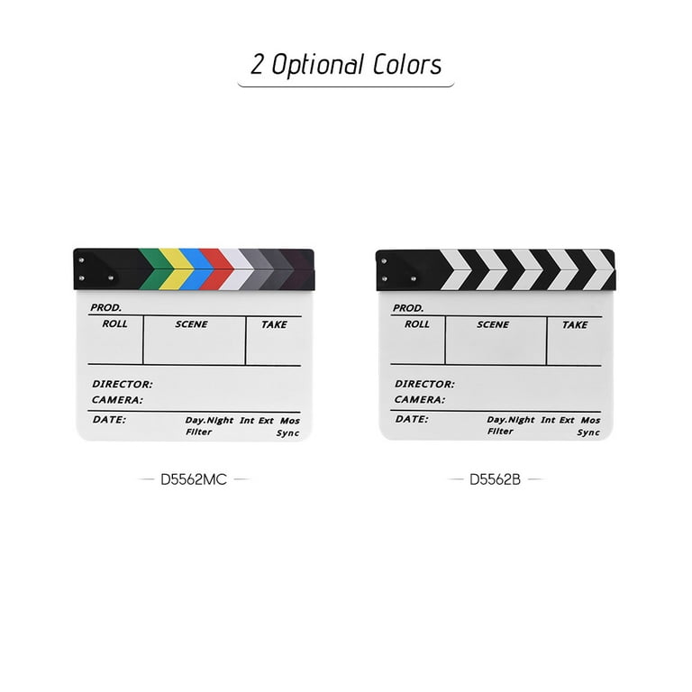 White Clapperboard