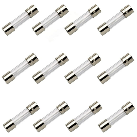 (6 Pack) 5A 125V Fast Blow Fuse, 0.2x0.78 Inch, for Outdoor Lights, Box ...