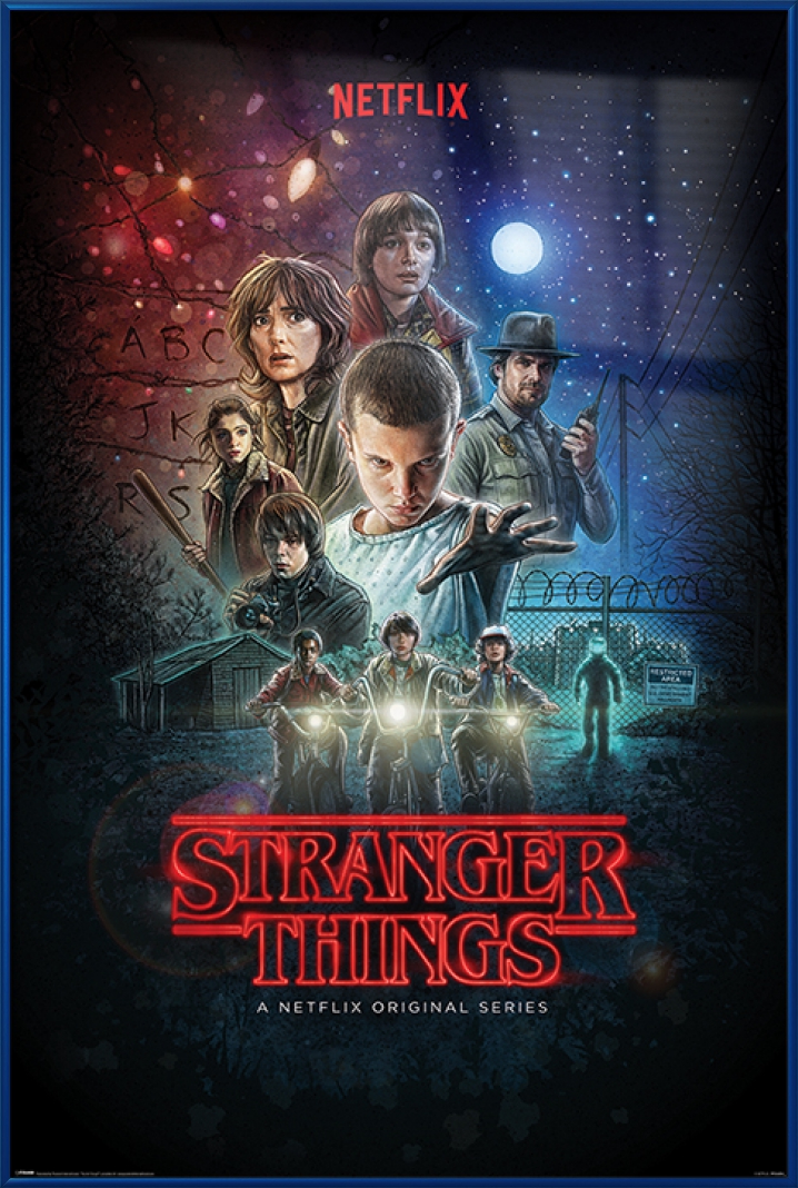 Stranger Things - Framed TV Show Poster / Print (Season 1 - Regular ...