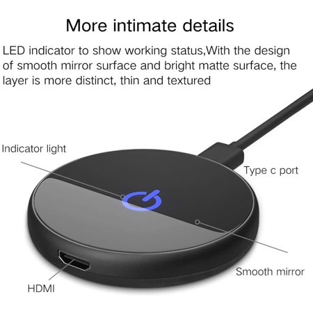 WiFi Display Dongle, 1080P Wireless HDMI Dispaly Adapter, Compatible ...