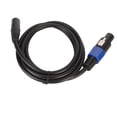 1.8M Speaker Male to XLR Extension Cable - PVC Audio Wire for DJ PA ...