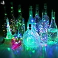 PULLIMORE Wine Bottle Lights with Cork Colorful, 15 LEDs Fairy Lights ...