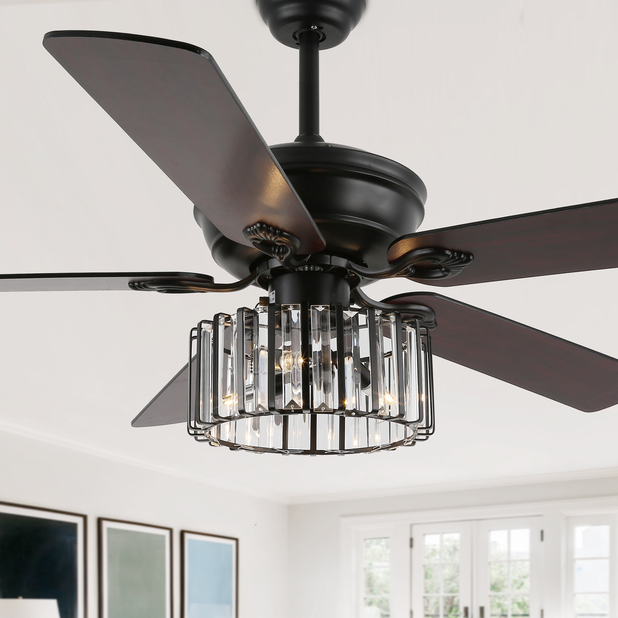 Oaks Aura 52" Reversible Blades Ceiling Fan with Remote Control 3 ...
