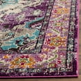 SAFAVIEH Monaco Toria Traditional Area Rug, Violet/Light Blue, 8' x 10 ...
