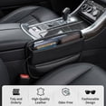 Leather Car Interior Storage Solution That Fit Snugly Between Seat For ...
