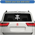 RN Registered Nurse Star of Life Sticker Decal Die Cut - Self Adhesive ...