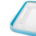 Sterilite 54-Qt Clear Plastic Stackable Storage Bin w/Gasket Latch Lid ...