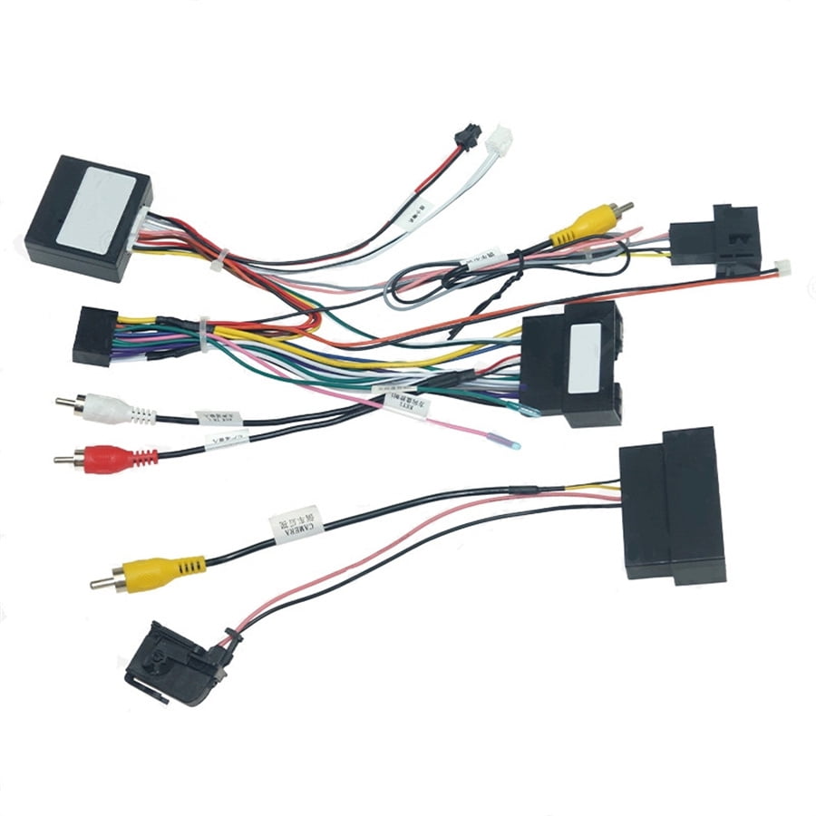 Car 16Pin Android Stereo Power Wiring Harness With Canbus For Ford ...
