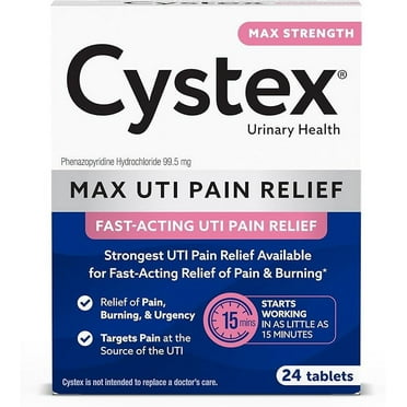 URISTAT Ultra UTI Pain Relief, Cranberry Flavored UTI Treatment Tablets ...